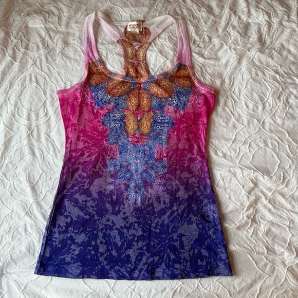 Mossimo Supply Co. | Tops | Mossimo Supply Co Pink Purple Blue ...